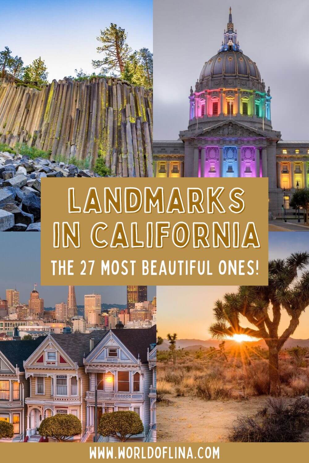 27 Most Famous Landmarks in California You Need to See! - World of Lina
