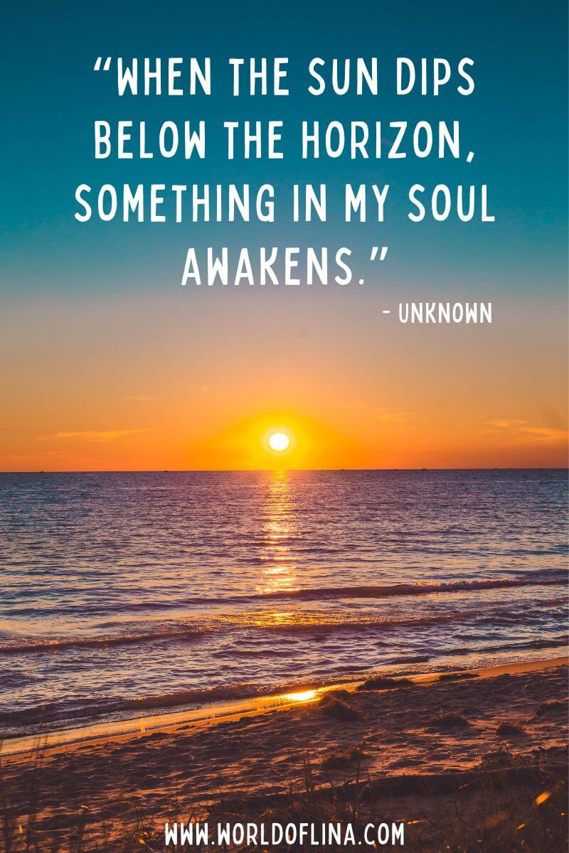 150 Best Sunset Quotes - The Ultimate Collection - World of Lina