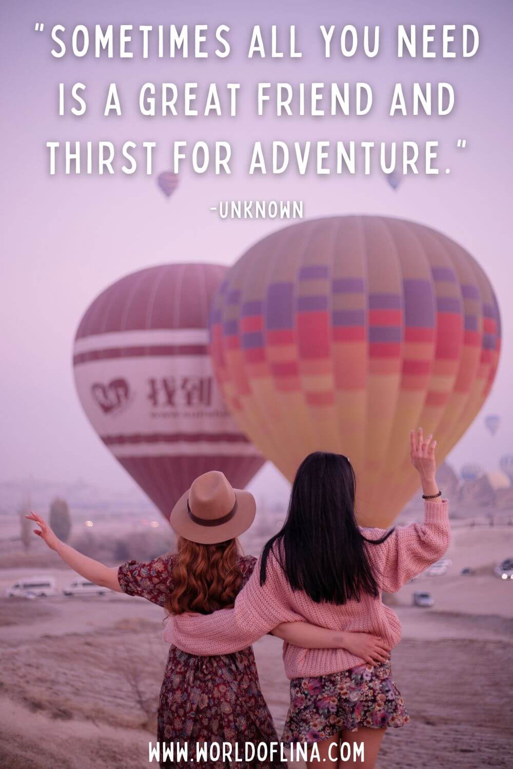 45 Best Travel With Friends Quotes & Captions - World of Lina